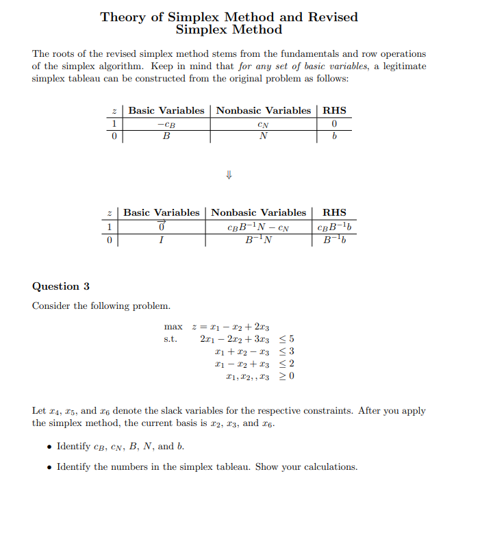 Solved Question 4Consider the Question 3 ﻿model.Use the | Chegg.com