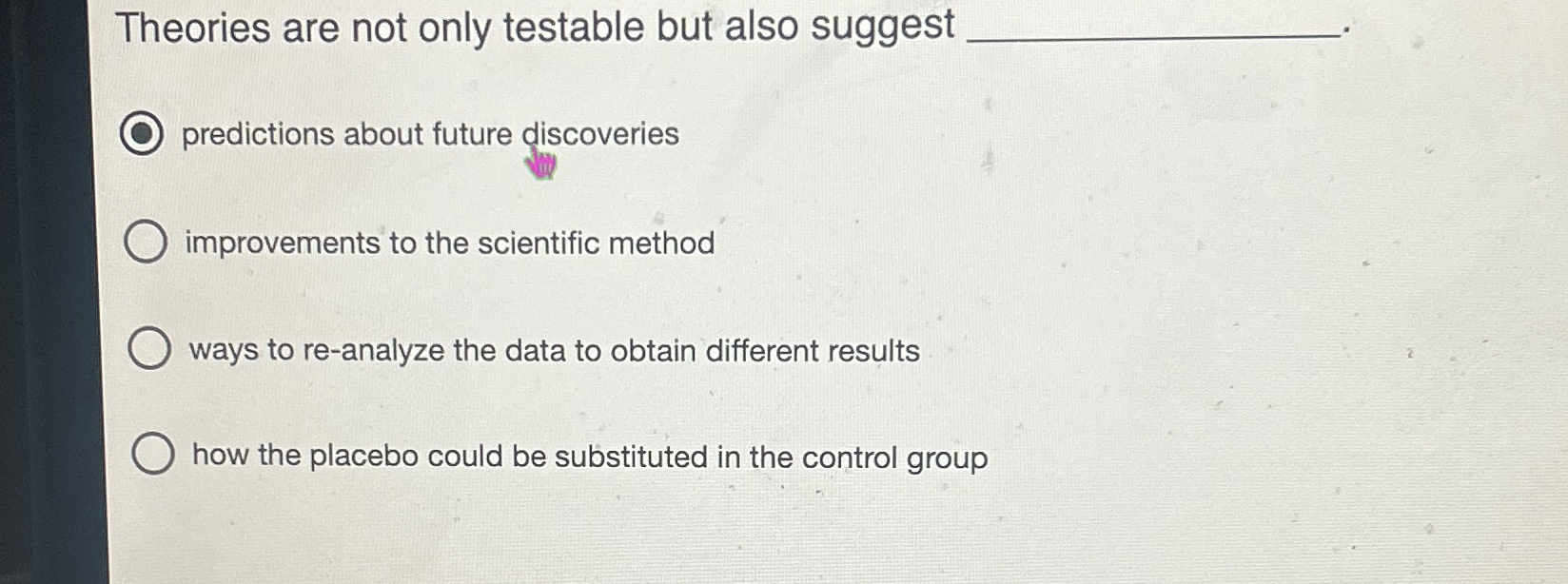 Solved Theories are not only testable but also | Chegg.com
