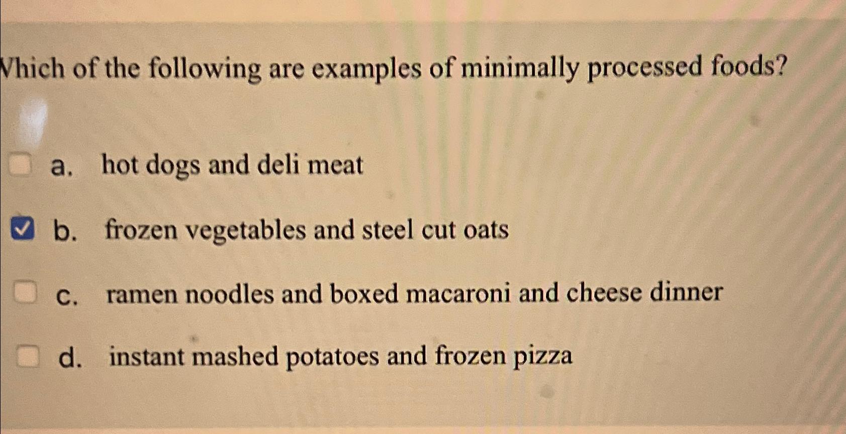 Solved Which of the following are examples of minimally | Chegg.com