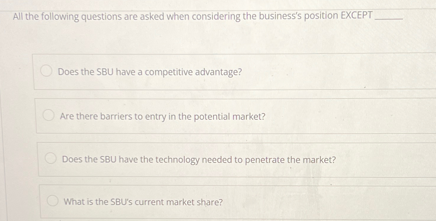 Solved All the following questions are asked when | Chegg.com