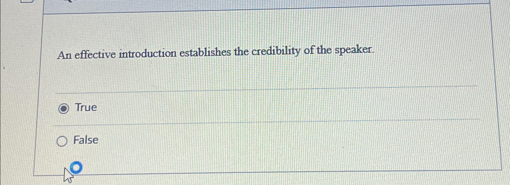 Solved An effective introduction establishes the credibility | Chegg.com