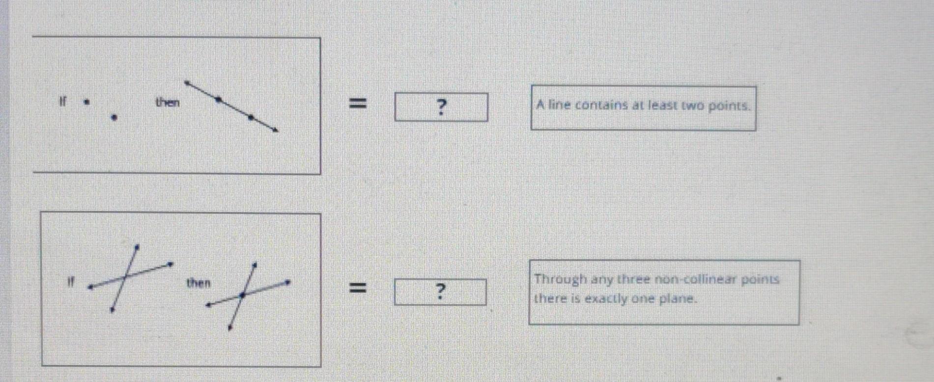 Solved Match the postulate with the diagram is represents. | Chegg.com Solved Match the postulate with the diagram is represents. | Chegg.com