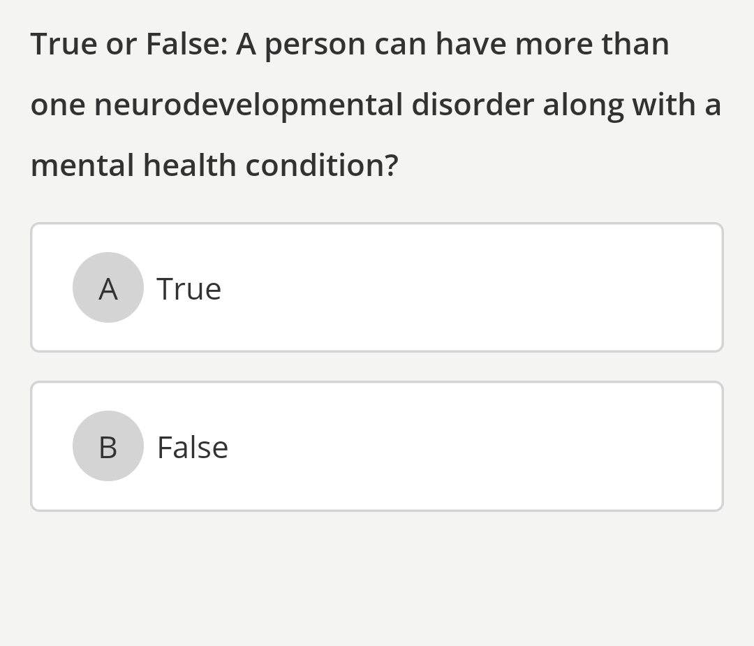 Solved True or False: A person can have more thanone | Chegg.com Solved True or False: A person can have more thanone | Chegg.com