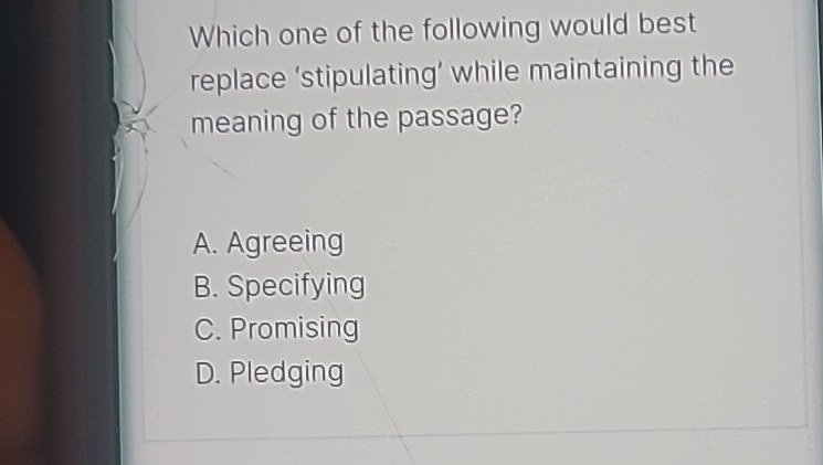 Solved Which one of the following would best replace | Chegg.com