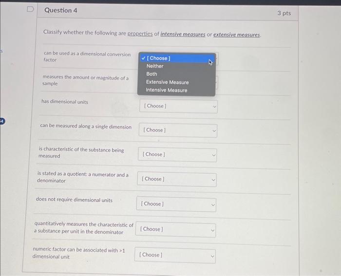 Solved Classify whether the following are properties of | Chegg.com