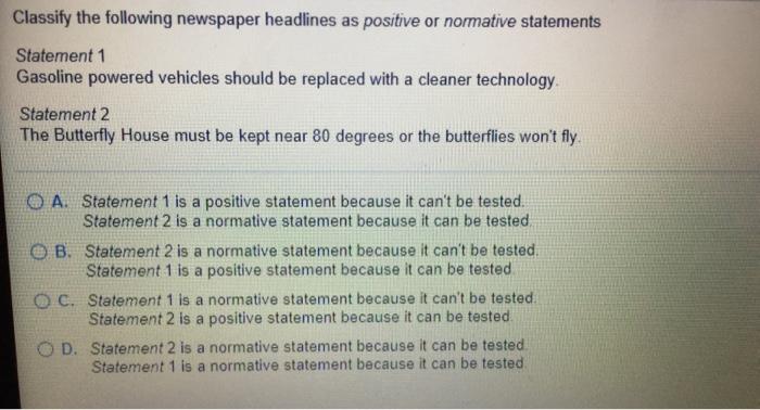Solved Classify the following neespaper headlines as postive | Chegg.com Solved Classify the following neespaper headlines as postive | Chegg.com