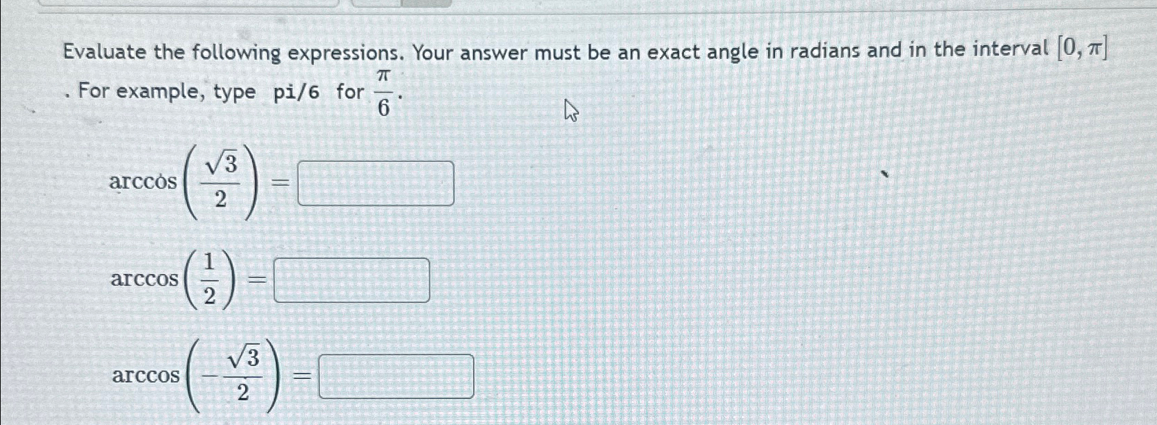 Solved Evaluate the following expressions. Your answer must | Chegg.com