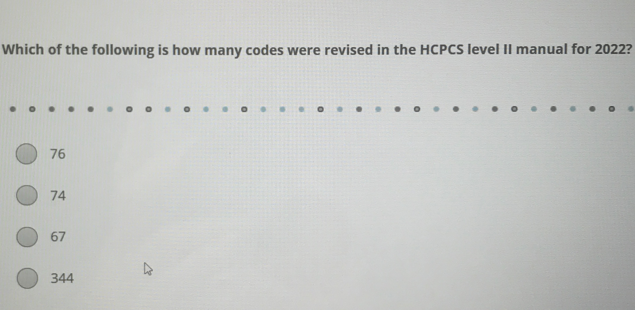 Solved Which of the following is how many codes were revised | Chegg.com