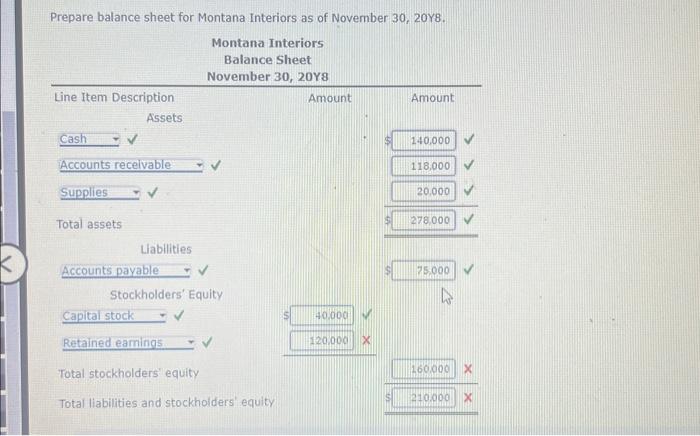 Solved Financial information related to Montana Interiors | Chegg.com Solved Financial information related to Montana Interiors | Chegg.com