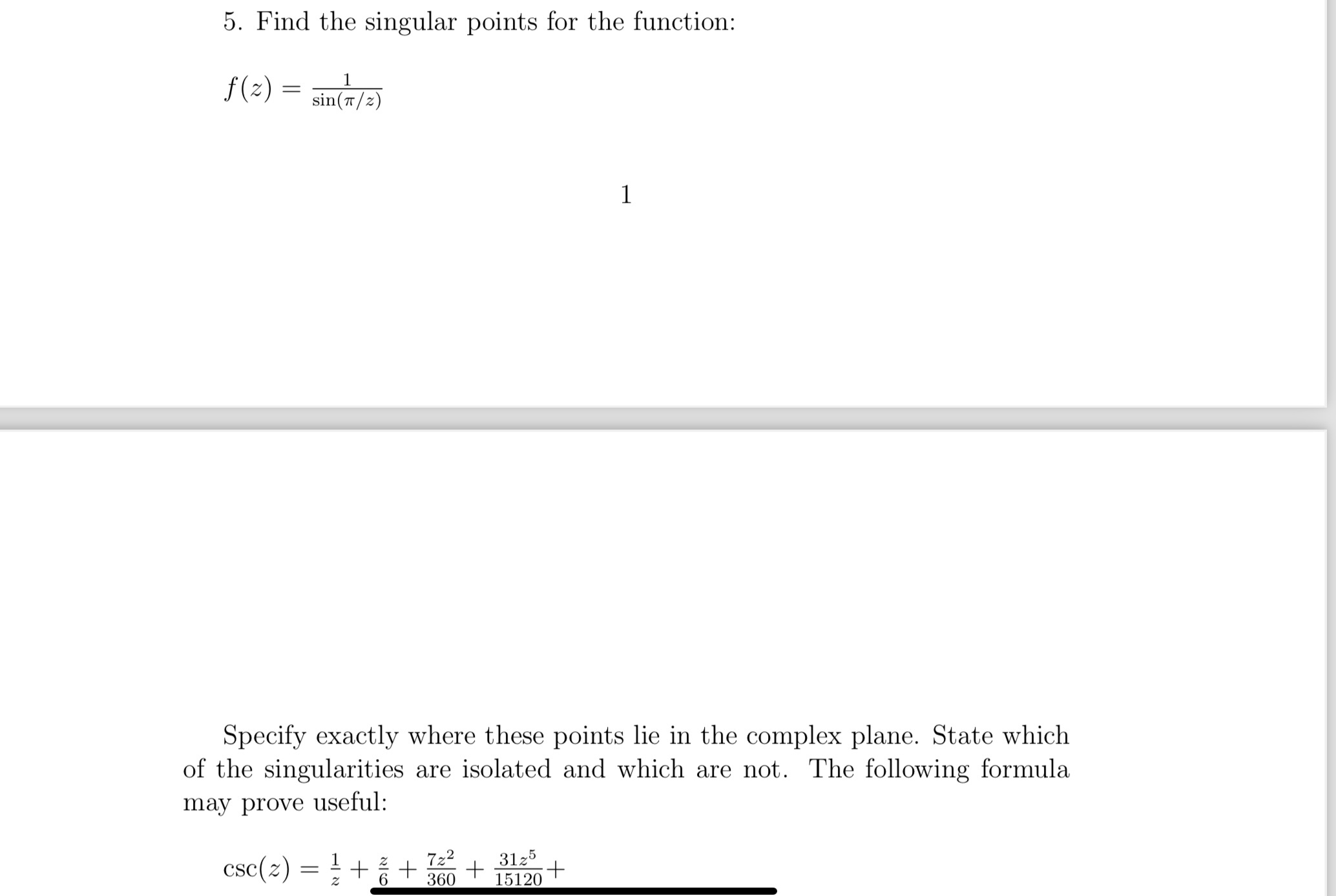 Solved Find the singular points for the | Chegg.com