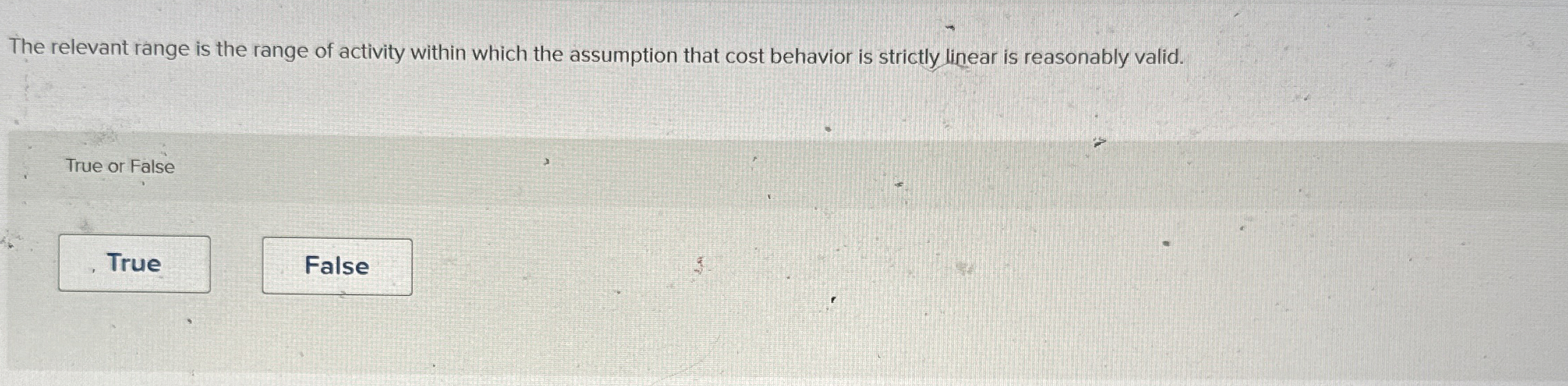Solved The relevant range is the range of activity within | Chegg.com