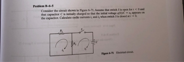 Solved Problem B-6-5 Consider the circuit shown in Figure | Chegg.com