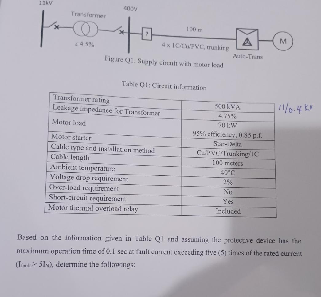 Solved the suitable type and rating ( ﻿both rating capacity | Chegg.com