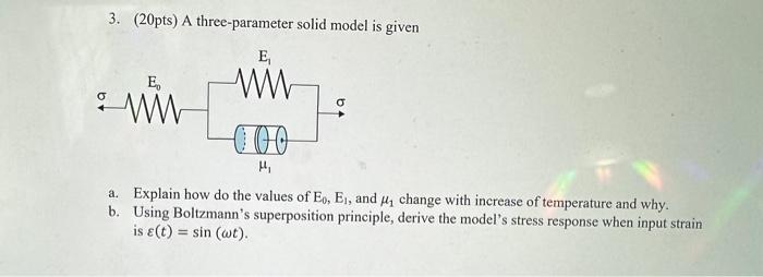 Solved 3. (20pts) A three-parameter solid model is given a. | Chegg.com
