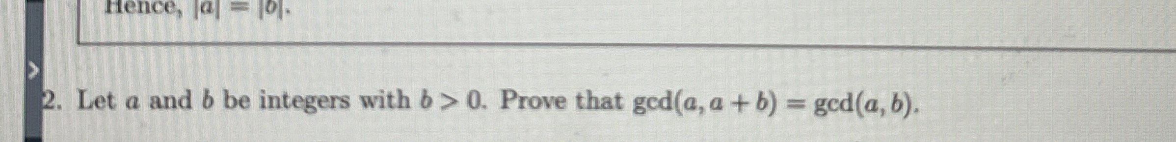 Solved Let a and b ﻿be integers with b>0. ﻿Prove that | Chegg.com