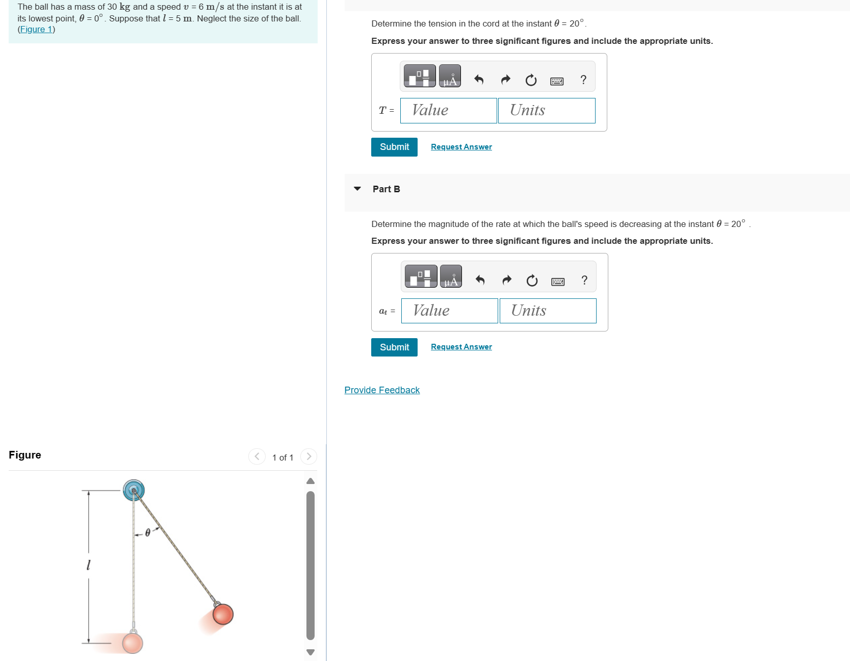 Solved The ball has a mass of 30kg ﻿and a speed v=6ms ﻿at | Chegg.com