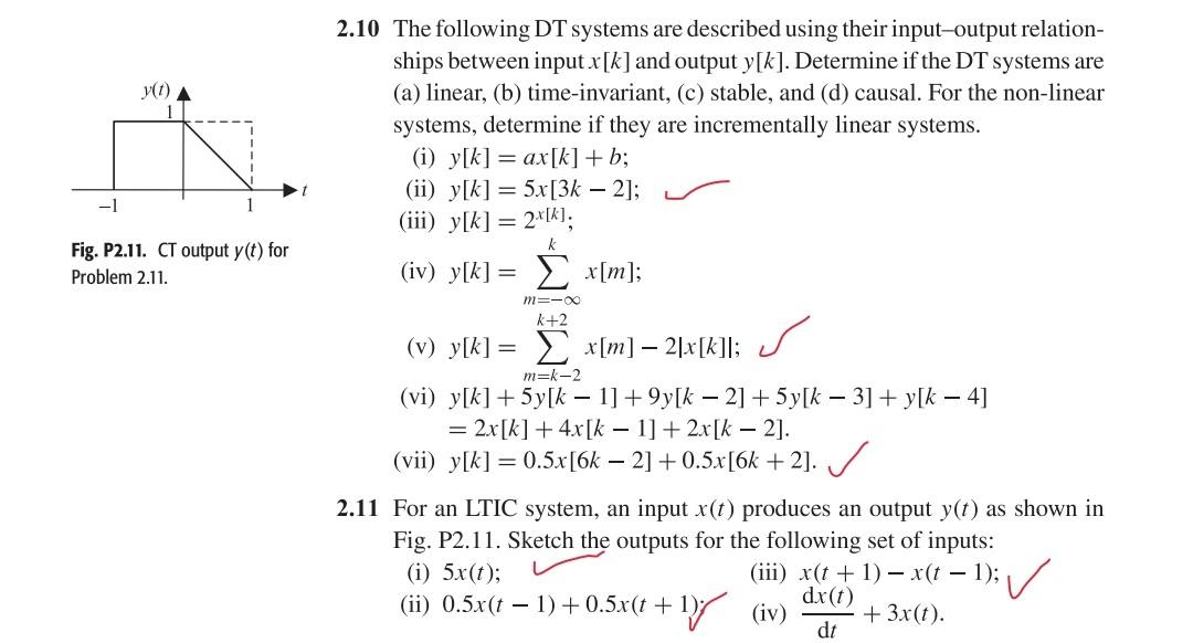 Solved 2.10 The following DT systems are described using | Chegg.com
