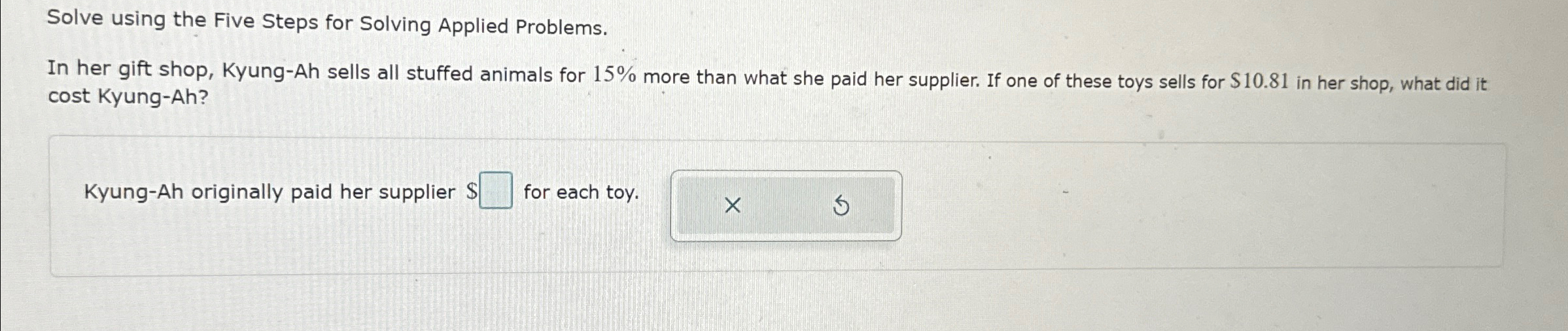 Solved 12.Solve using the Five Steps for Solving Applied | Chegg.com