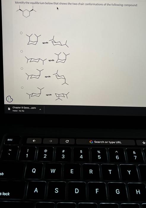 Solved Identify the equilibrium below that shows the two | Chegg.com
