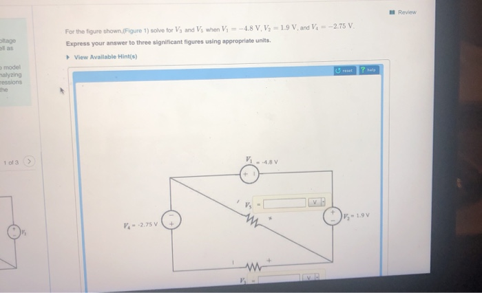 Solved Item 11 Part A. Analysis of a circuit with | Chegg.com