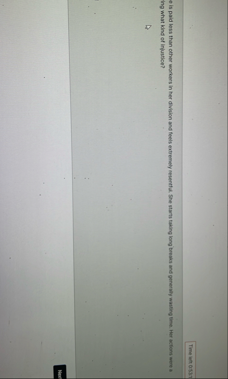 Solved Time left 0:53:1e is paid less than other workers in | Chegg.com