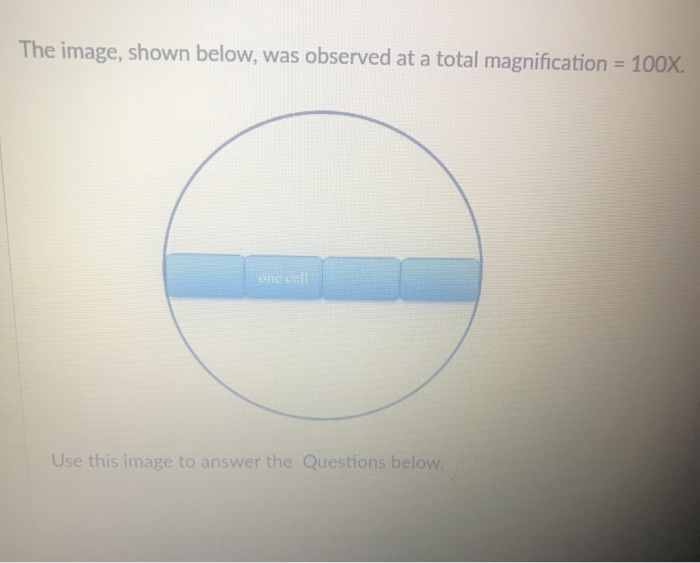 Solved The image, shown below, was observed at a total | Chegg.com