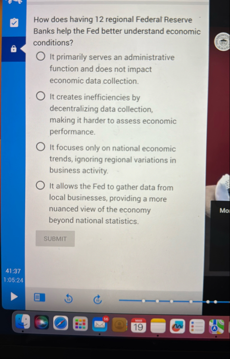 Solved How does having 12 ﻿regional Federal Reserve Banks | Chegg.com
