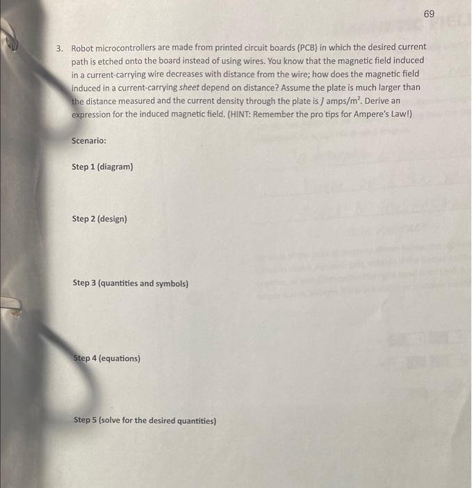 Solved 69 3. Robot microcontrollers are made from printed | Chegg.com