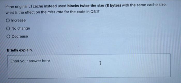Solved We have an L1 data cache with the following | Chegg.com
