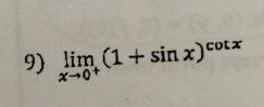 Solved limx→0+(1+sinx)cotx | Chegg.com