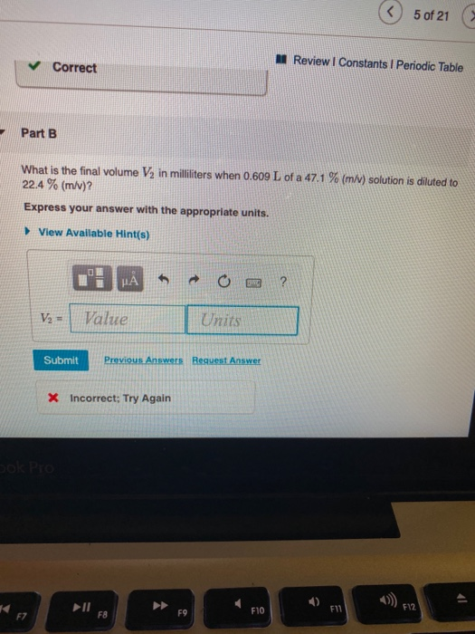 Solved 50f21 Correct Review | Constants 1 Periodic Table | Chegg.com