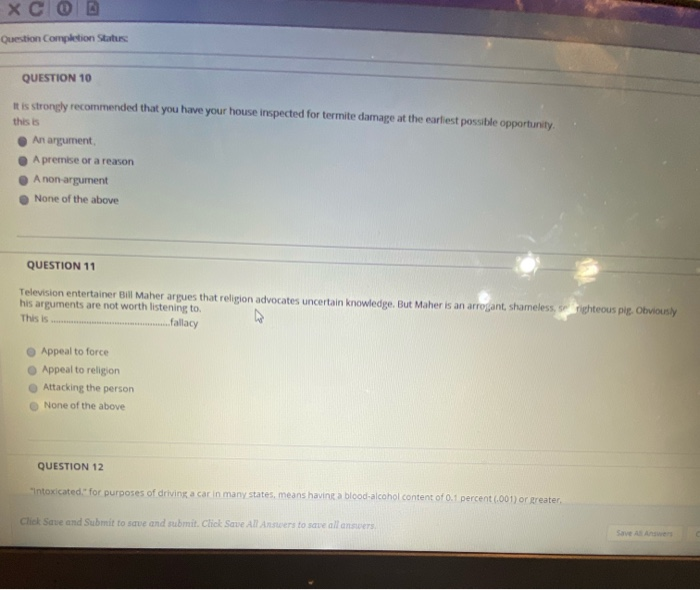 Solved XCO Question Completion Status QUESTION 10 It is | Chegg.com
