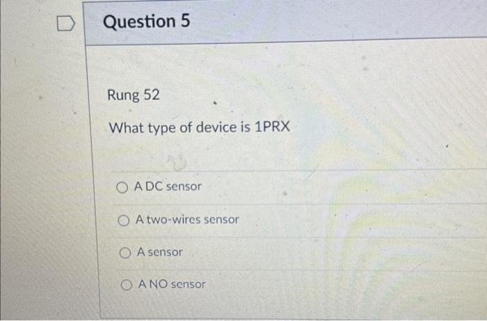 Solved What type of device is 1PRX ADC sensor A two-wires | Chegg.com