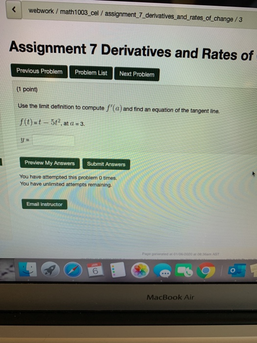 Solved webwork / math1003_cel / assignment 7 | Chegg.com