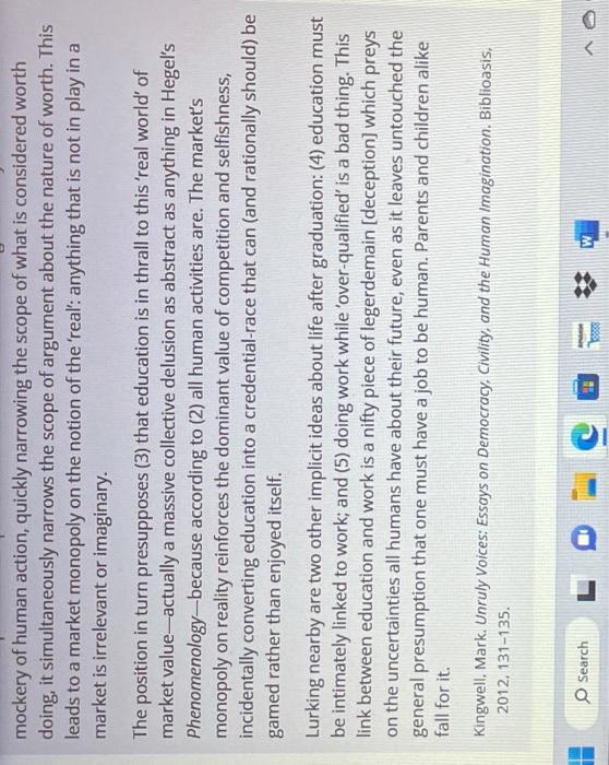 Write one or two paragraphs (250-300 words) | Chegg.com