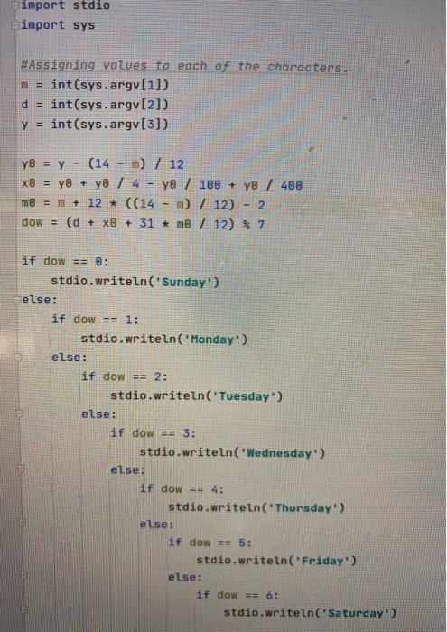 Solved What have I done wrong here?When I run the code, It | Chegg.com