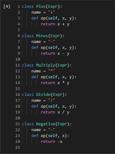 Solved class Expr(object): ***Abstract class representing | Chegg.com