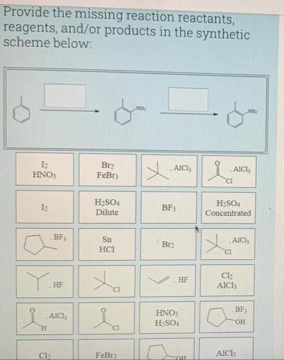 Solved Provide the missing reaction reactants, reagents, | Chegg.com