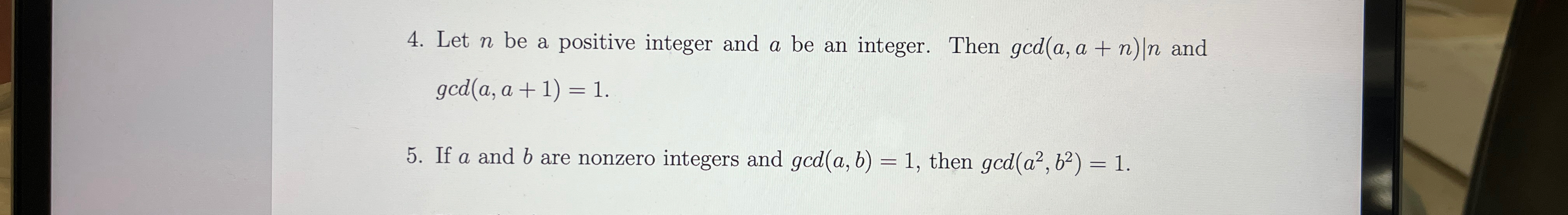 Solved Let n ﻿be a positive integer and a ﻿be an integer. | Chegg.com