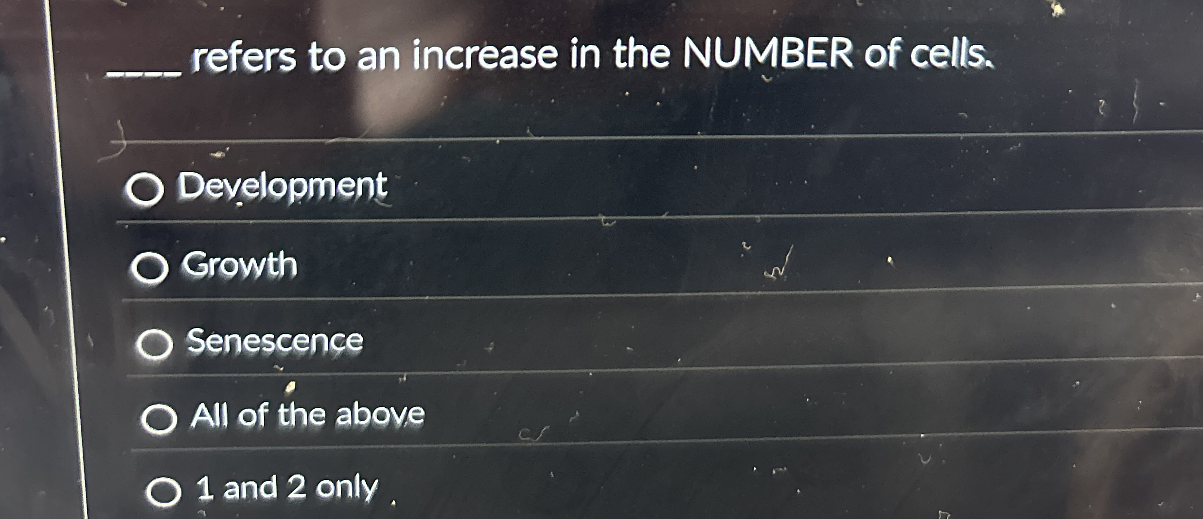 Solved One hypothesis that proposes to explain senescence | Chegg.com