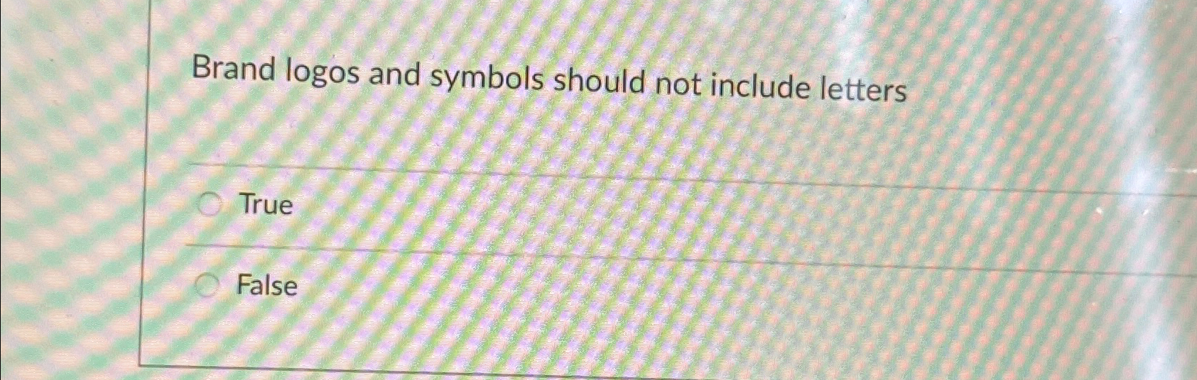 Solved Brand logos and symbols should not include | Chegg.com