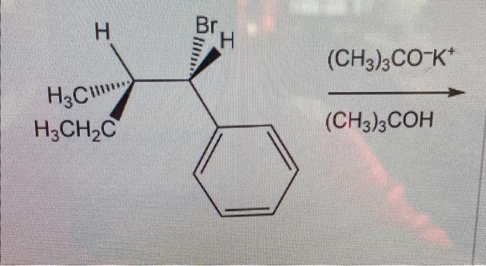 Solved draw the product formed by the reaction of potassium | Chegg.com