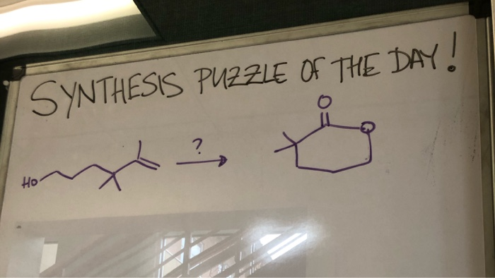 Solved SYNTHESIS PUZZLE OF THE DAY! | Chegg.com