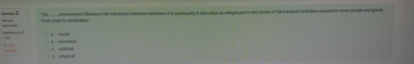 Solved The..........environment onfluences the interaction | Chegg.com