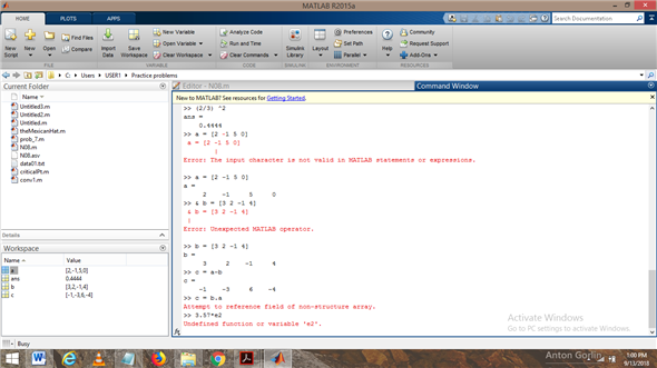 Chapter 2 Solutions | Essential Matlab For Engineers And Scientists 6th ...