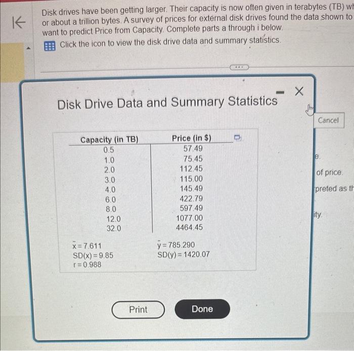 Solved Disk drives have been getting larger. Their capacity | Chegg.com
