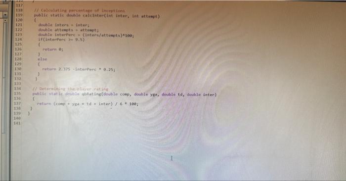 Solved The below code has been answer but it has to be | Chegg.com