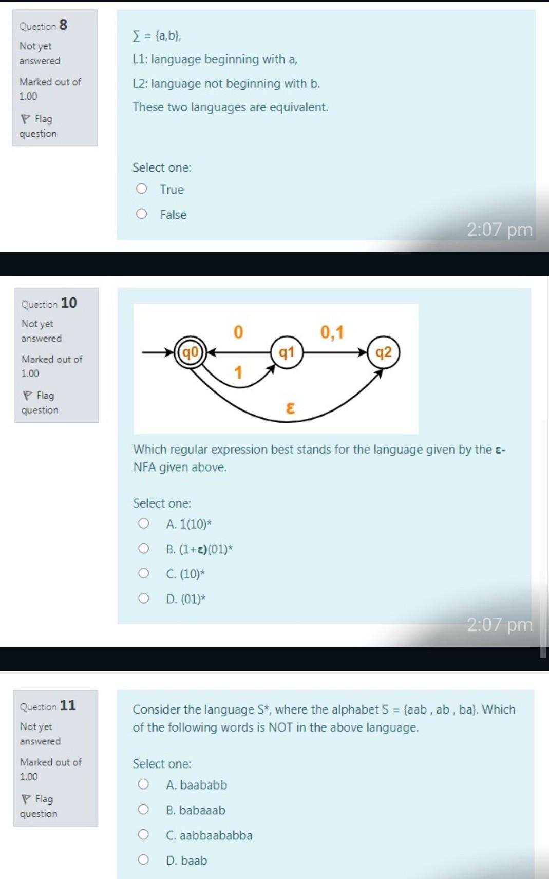 Solved course: theory of automata | computer science. solve | Chegg.com