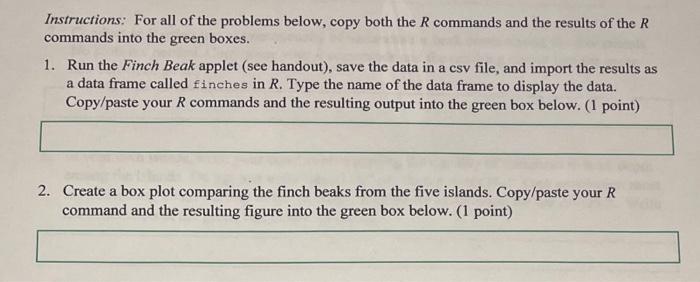 Instructions For All Of The Problems Below Copy 