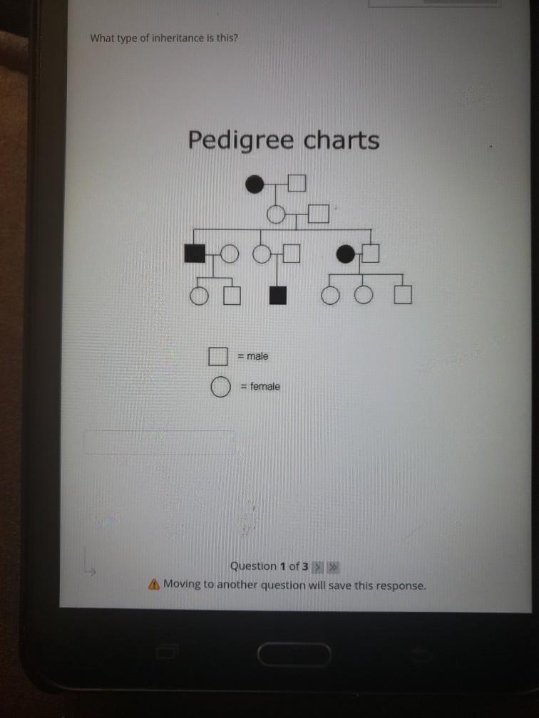Solved What pattern of inheritance does this trait follow? | Chegg.com